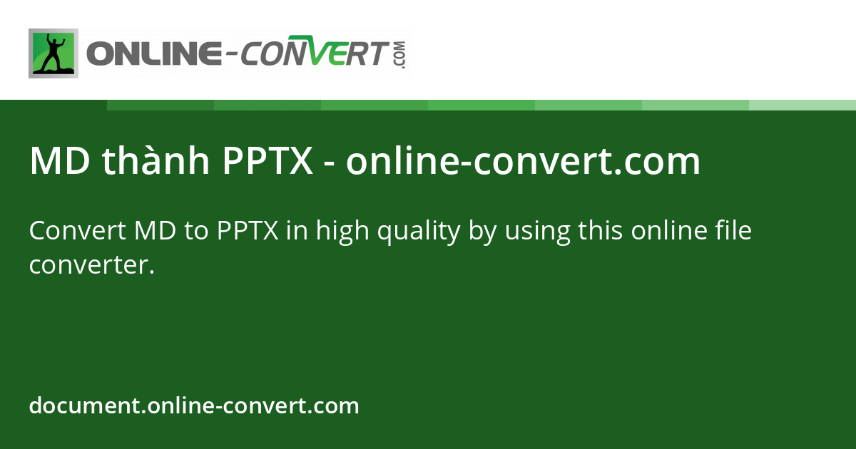 MD sang PPTX - online-convert.com